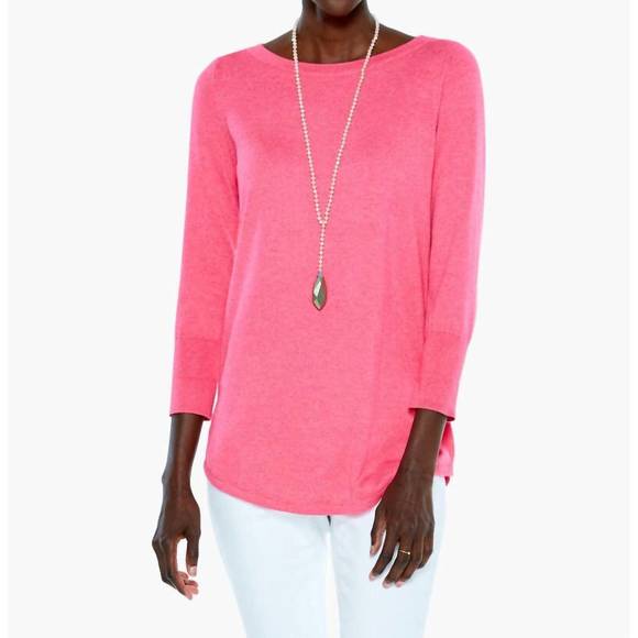 NIC+ZOE | Sweaters | New Nic Zoe Vital Boatneck Sweater In Rose Quartz ...